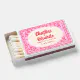 Pastel Handwriting Retro Wedding Matchboxes | Zazzle
