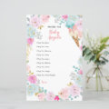 Pastel ice cream Floral Prayers for Baby | Zazzle