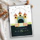 Pastel Jumping Castle Jump & Play Kids Birthday Invitation | Zazzle