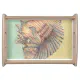 Pastel Large Conch Shell Serving Tray | Zazzle