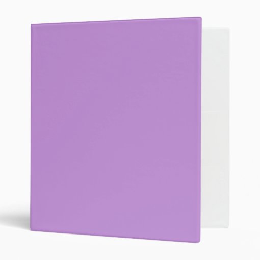 Pastel Lavender Purple Binder | Zazzle