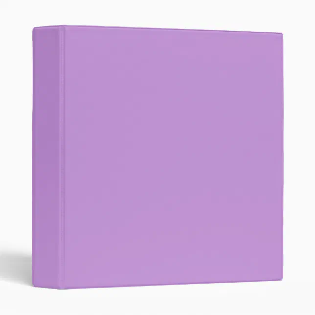 Pastel Lavender Purple Binder | Zazzle