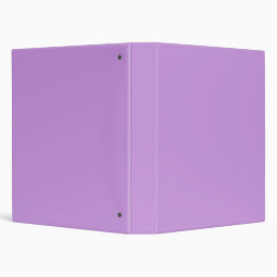 Pastel Lavender Purple Binder | Zazzle