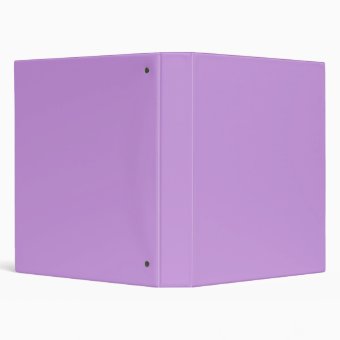 Pastel Lavender Purple Binder | Zazzle