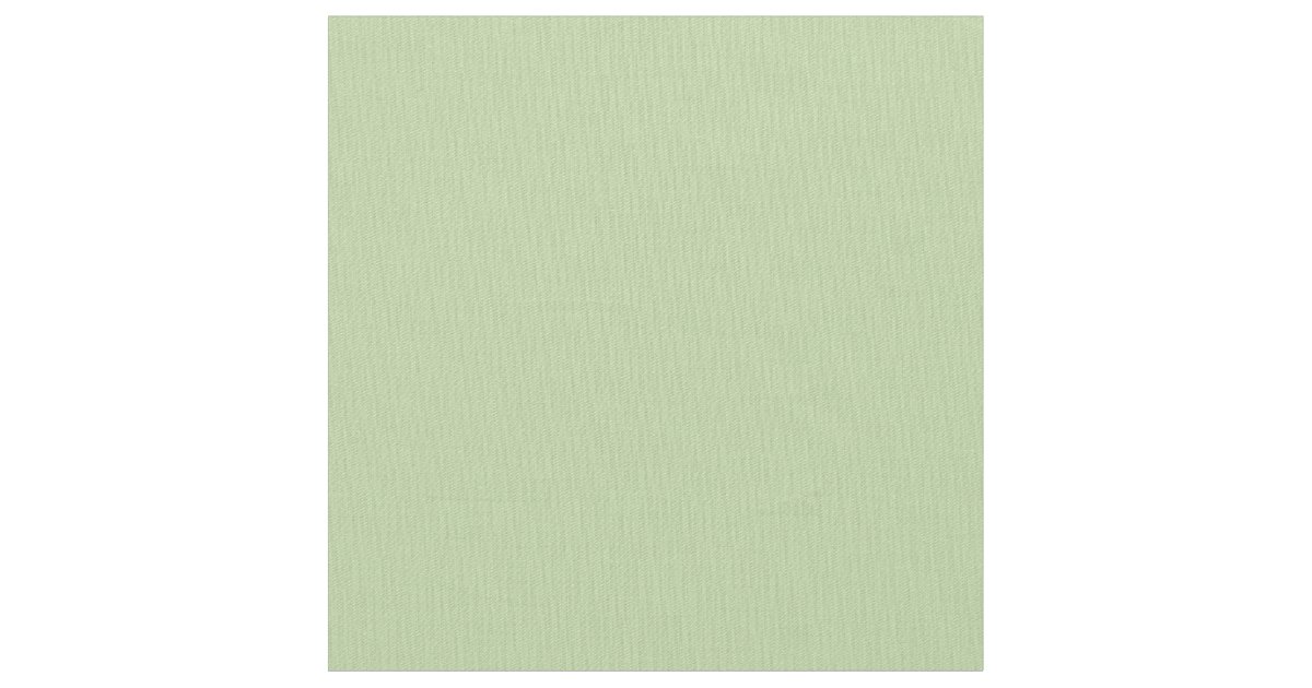 Pastel Leaf Green Solid Color Fabric | Zazzle