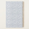 Pastel Leopard Print Personalized Planner | Fog | Zazzle