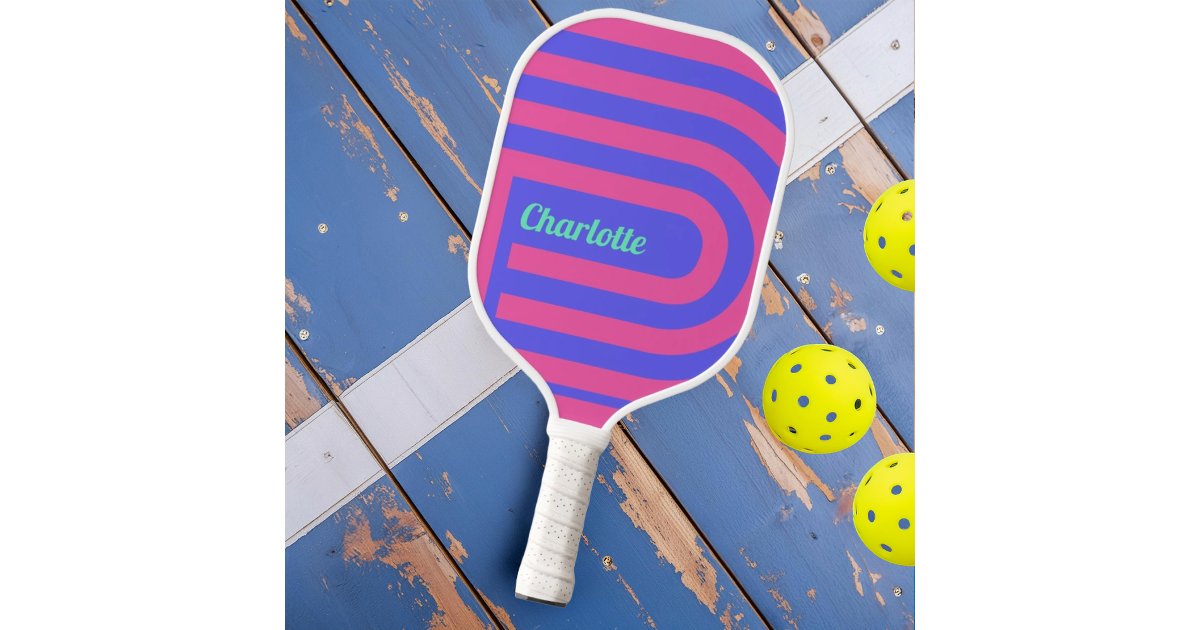 Pastel Maze Pickleball Paddle | Zazzle