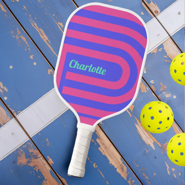 Pastel Maze Pickleball Paddle | Zazzle