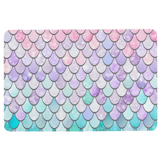 Pastel Mermaid Girls Bedroom Rug Mat | Zazzle.com