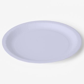 Pastel Periwinkle Purple Paper Plates | Zazzle