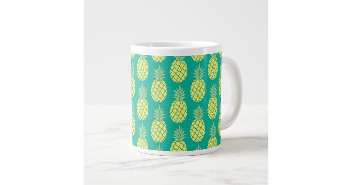 Pastel Pineapples Giant Coffee Mug | Zazzle