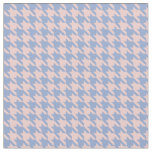Classic Pink Houndstooth Fabric | Zazzle