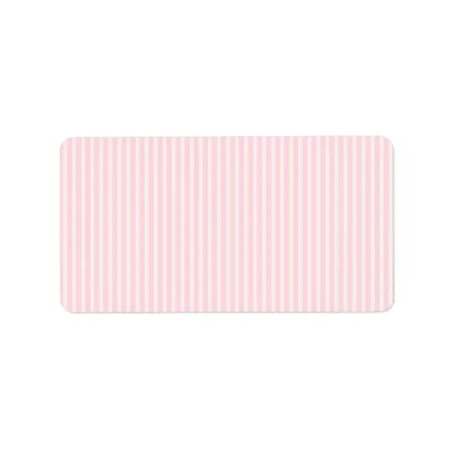 Pastel Pink Candy Stripes. Label | Zazzle