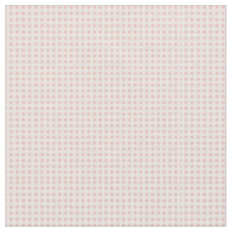 Gingham Check Print Fabric | Zazzle