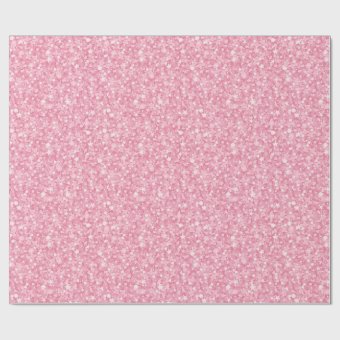 Pastel Pink Glitter And Sparkles. Wrapping Paper | Zazzle
