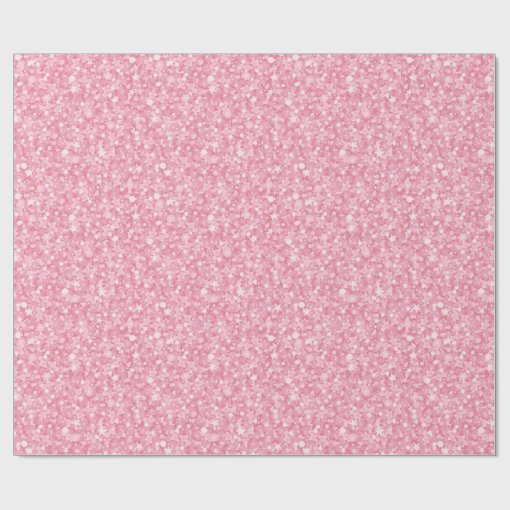 Pastel Pink Glitter And Sparkles. Wrapping Paper | Zazzle