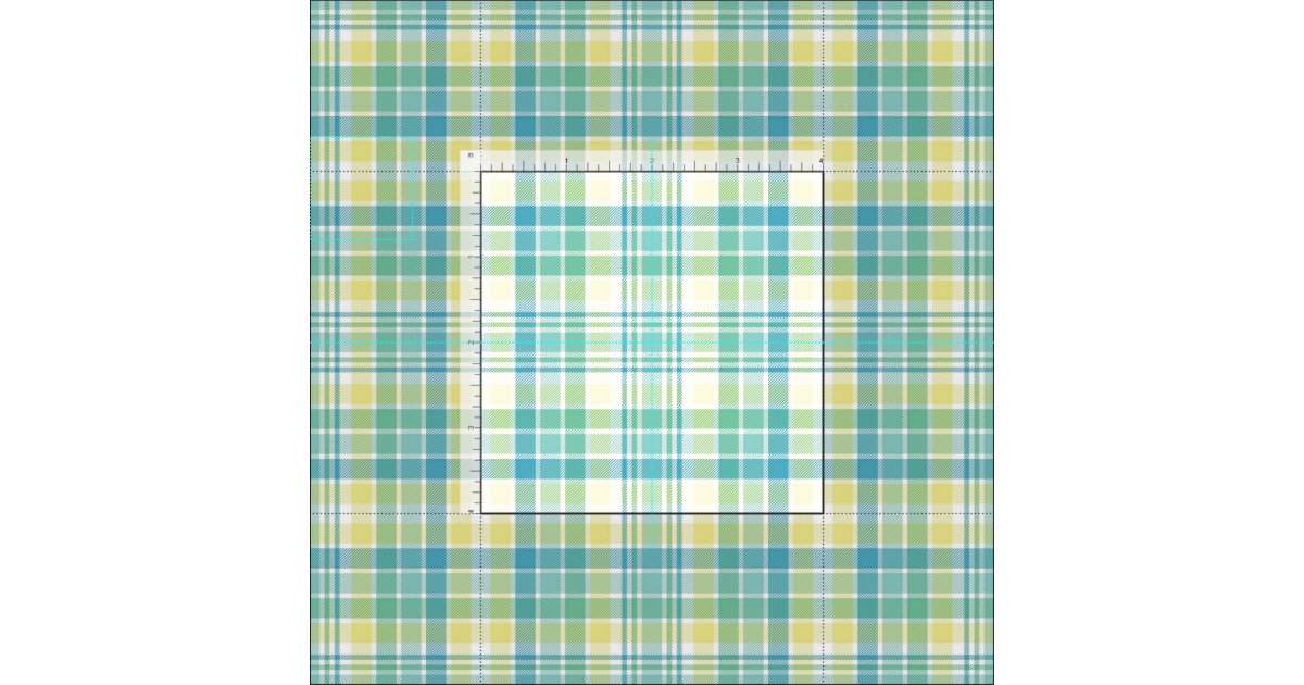 Pastel Plaid Fabric | Zazzle