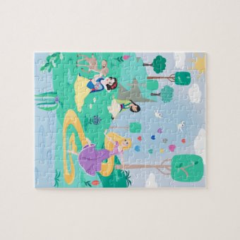 Pastel Princesses Relax By The Lake Jigsaw Puzzle | Zazzle