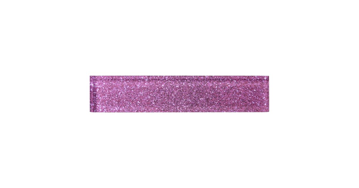 Pastel purple glitter name plate | Zazzle