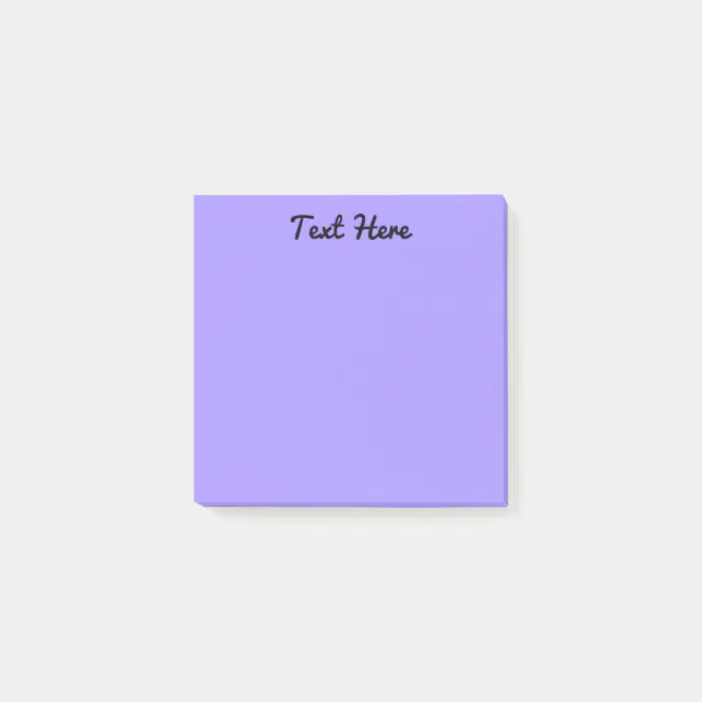 Pastel Purple Post-it Notes | Zazzle