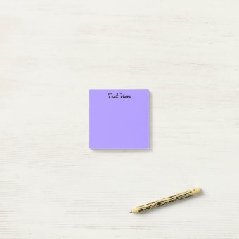 Pastel Purple Post-it Notes | Zazzle