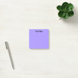 Pastel Purple Post-it Notes | Zazzle