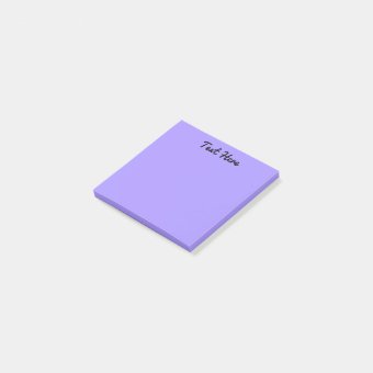 Pastel Purple Post-it Notes | Zazzle