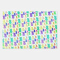 Pastel Rabbits Baby Chicks Butterfly Spring Colors Wrapping Paper ...