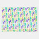 Pastel Rabbits Baby Chicks Butterfly Spring Colors Wrapping Paper ...