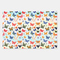 Pastel Rabbits Baby Chicks Butterfly Spring Colors Wrapping Paper ...