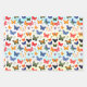 Pastel Rabbits Baby Chicks Butterfly Spring Colors Wrapping Paper ...