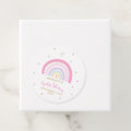 Pastel Rainbow Baby Shower Favor Tags | Zazzle