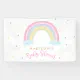 Pastel Rainbow Baby Shower Welcome Banner | Zazzle
