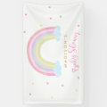 Pastel Rainbow Baby Shower Welcome Banner | Zazzle