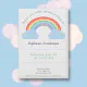 Pastel Rainbow Birthday Invitation | Zazzle