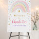 Pastel Rainbow Birthday Welcome Sign | Zazzle
