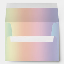 Pastel Rainbow Envelopes | Zazzle