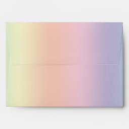 Pastel Rainbow Envelopes | Zazzle