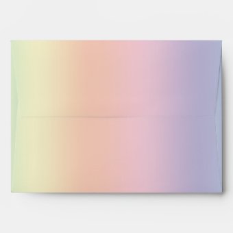 Pastel Rainbow Envelopes | Zazzle