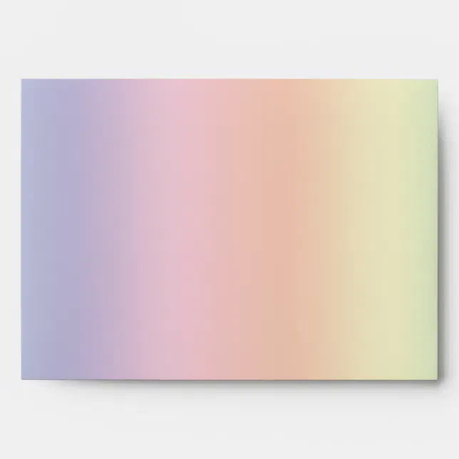 Pastel Rainbow Envelopes | Zazzle