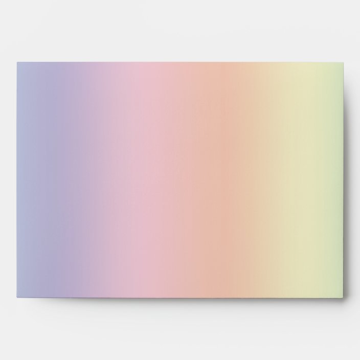 Pastel Rainbow Envelopes | Zazzle.com