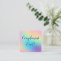 Pastel Rainbow Gradient Compliment Cards | Zazzle
