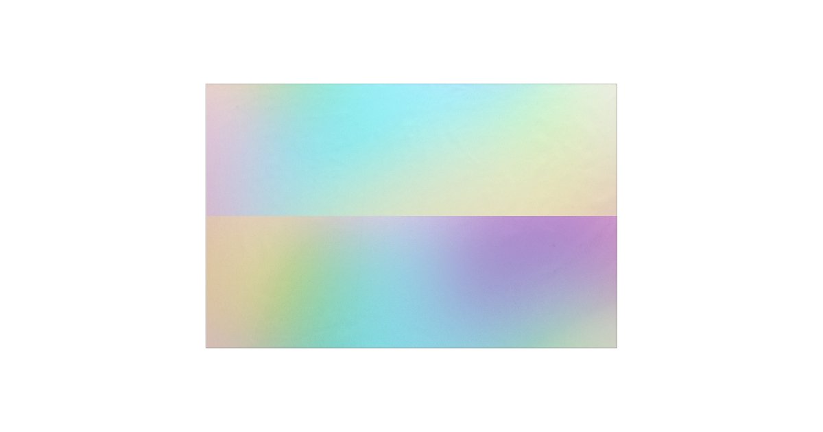 Pastel Rainbow Gradient Fabric | Zazzle