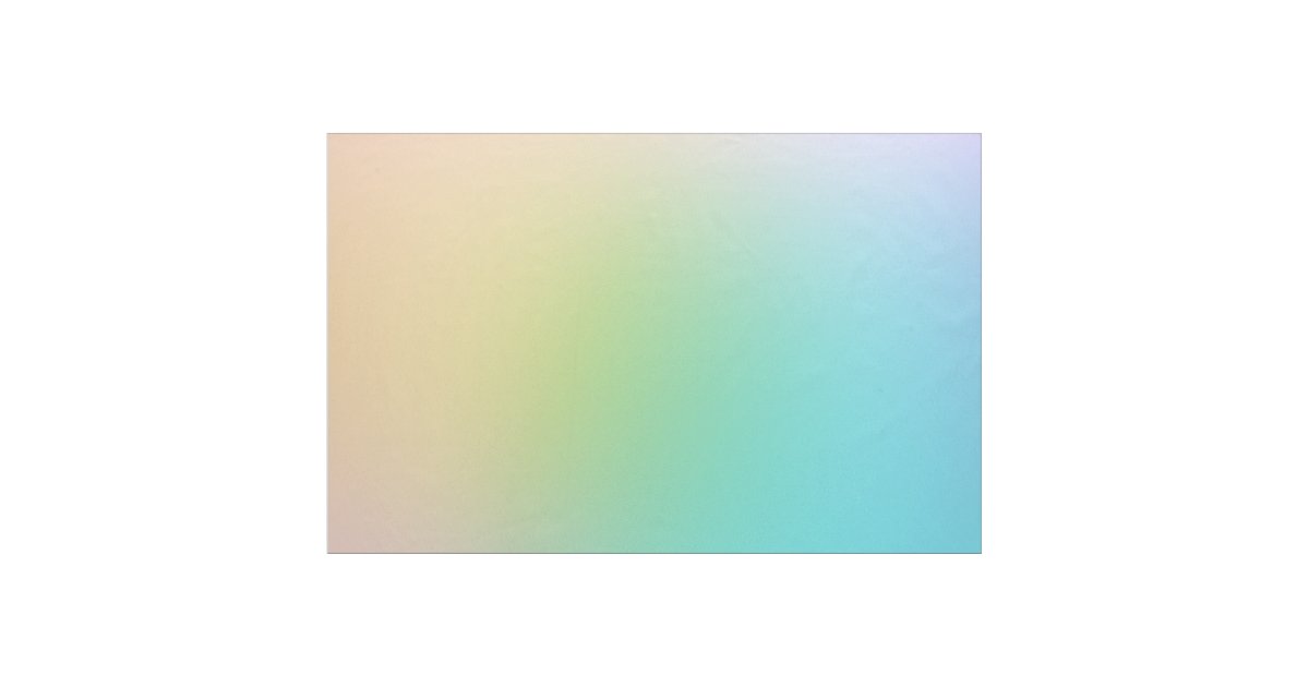 Pastel Rainbow Gradient Fabric | Zazzle