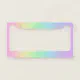 Pastel Rainbow Gradient License Plate Frame | Zazzle