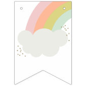 Pastel Rainbow Kids Happy Birthday Bunting Flags | Zazzle