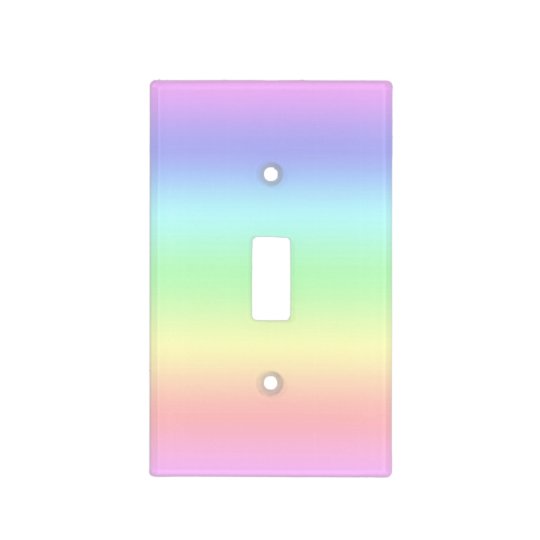 Pastel Rainbow Light Switch Cover | Zazzle.com