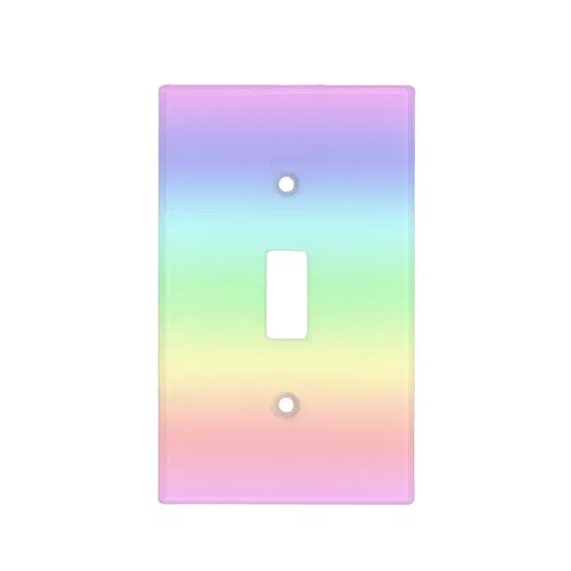 Pastel Rainbow Light Switch Cover | Zazzle