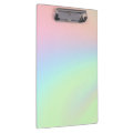 Pastel Rainbow of Color Clipboard | Zazzle
