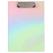 Pastel Rainbow of Color Clipboard | Zazzle